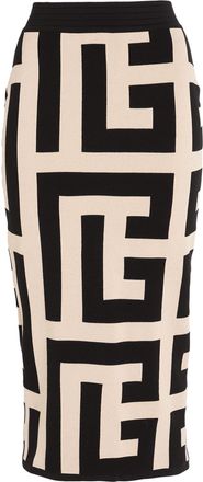 Balmain HOSEN & R&Ouml;CKE - Midi-R&ouml;cke auf YOOX.COM