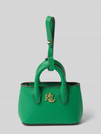 Lauren Ralph Lauren Anh&auml;nger aus Leder mit Label-Applikation