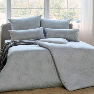 ESTELLA Mako Interlock Jersey Bettwäsche Pippa | 100% Baumwolle | trocknerfest und bügelfrei | 155x220 cm + 80x80 cm | Farbe: 810 - Grau