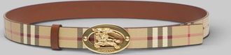 Burberry Check Oval Belt