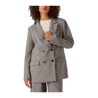 Notre-V Grauer Blazer f&uuml;r Stilvolle Frauen - - Jackets - Damen - Grau - XL