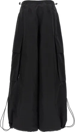 Palm Angels Parachute Nylon Cargo Pants - Black