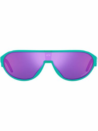 Oakley lunettes de soleil CMDN &agrave; monture ovale - Bleu