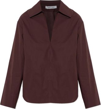 Sams&oslash;e & Sams&oslash;e Femme, Blouses et Chemises, Rouge, Taille: 40 FR Sasully Top