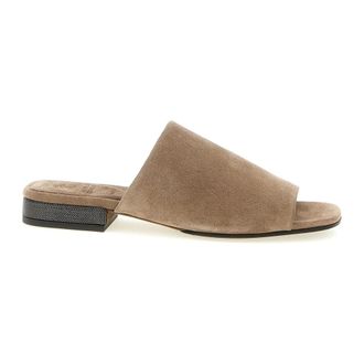 Brunello Cucinelli Femme, Chaussures, Brun, Taille: 39 1/2 EU Sandales
