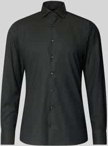 Olymp Level 5 Slim Fit Businesshemd aus Baumwolle mit Kentkragen