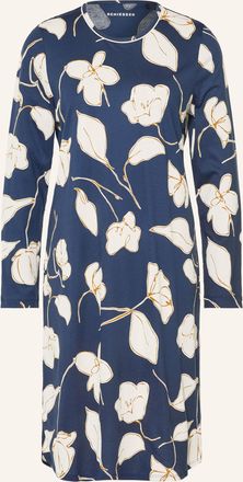 Schiesser Nachthemd Comfort Nightwear blau