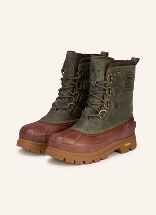Sorel Schn&uuml;rboots Caribou Horizon Gtx gruen