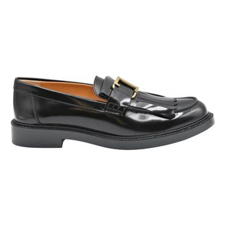 Tod's Femme, Chaussures, Noir, Taille: 40 EU Mocassins en daim