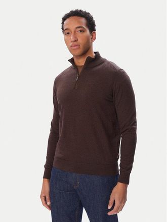 Bugatti Pullover 7500-25520F Braun Regular Fit