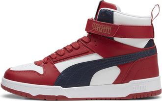 Puma Unisex RBD Game Sneaker, White-New Navy-Club RED, 38 EU