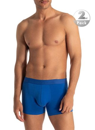 Bruno Banani Herren Unterw&auml;sche blau Baumwolle unifarben