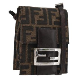 Fendi Pre-owned Zucca Canvas Schultertasche - - Pre-owned - Damen - Braun - ONE SIZE