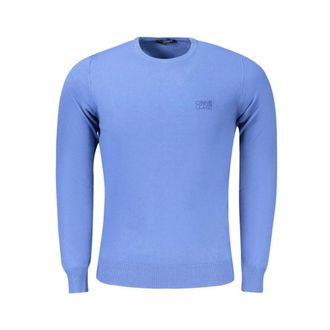 Cavalli Homme, Pulls, Bleu, Taille: L Pull en Polyester Bleu
