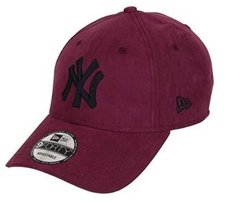 New Era New York Yankees 9forty Adjustable Cap League Essential Nylon Maroon/Black - One-Size