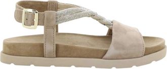 Gabor Femme, Chaussures, Beige, Taille: 39 EU 84.601 Sandales Plates