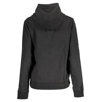 Tommy Hilfiger Logo-Print Cotton Hoodie - Black