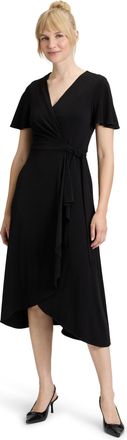 Vera Mont Damen 7075/4589 Kleid, Black, 40