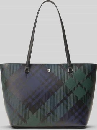 Lauren Ralph Lauren Shopper aus Kalbnappa mit Logo-Detail