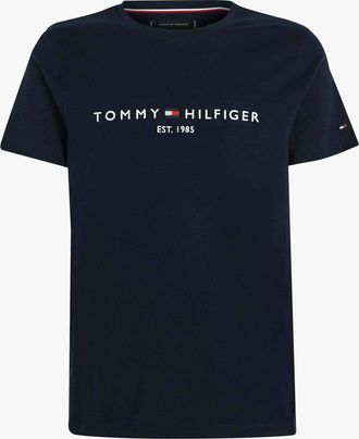 Tommy Hilfiger T-shirt logotyp&eacute; en coton biologique