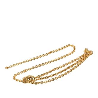 Chanel Pre-owned Matelasse Ketten-G&uuml;rtel - - Pre-owned - Damen - Gelb - ONE SIZE