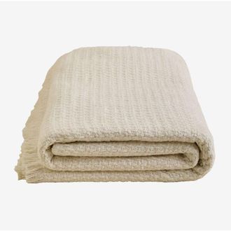 Sklum Steppdecke aus Seyrig-Baumwolle Creme-Beige Bett 90/105cm (180 x 250 cm)