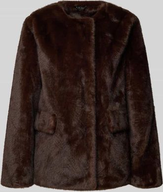 Lauren Ralph Lauren Jacke aus Kunstfell mit Pattentaschen