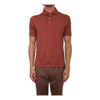 Gran Sasso Polo - - Tops - Herren - Orange - M