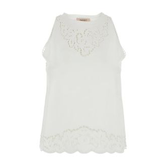 Twinset Damen, Oberteile, Wei&szlig;, XSGr&ouml;&szlig;e