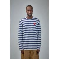 Comme Des Gar&ccedil;ons T-Shirt Rhinostone Emblem Rhinestone Heart