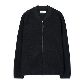 Universal Works Zip Bomber - Homme - Vestes - Bleu - Taille: M