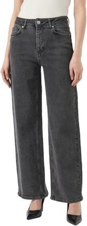 Vero Moda Y.A.S Yas Jean Yasrosie Hw Denim pour Femme S. Noos, Dark Grey Denim, 27W / 32L