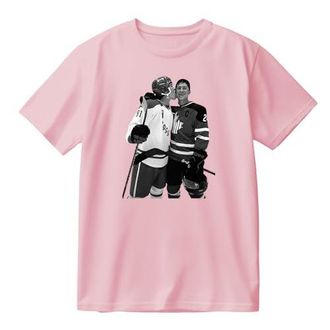 Generic T-shirt en coton HeatRivalry Hollanov Rozanov Hollander pour hommes et femmes &agrave; manches courtes col rond d&eacute;contract&eacute; tendance, rose, XXL