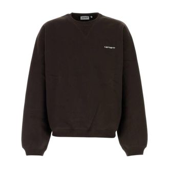 Carhartt Work in Progress Ebbert Sweat - - Sweatshirts & Hoodies - Herren - Braun - L