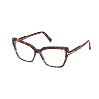Tom Ford unisex, Accessoires, Brun, Taille: 55 MM Cat-Eye Optical Frame