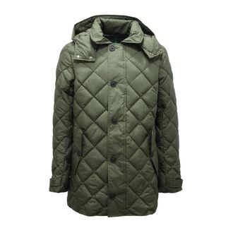 Save The Duck Gr&uuml;ne Gepolsterte Jacke Maverick Stil - - Jackets - Herren - Gr&uuml;n - S