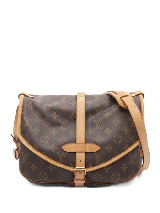 Louis Vuitton sac porté épaule Saumur 30 (2002) - Marron
