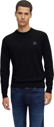 HUGO BOSS Kanovano Pullover f&uuml;r Herren, Rundhalsausschnitt (Schwarz)