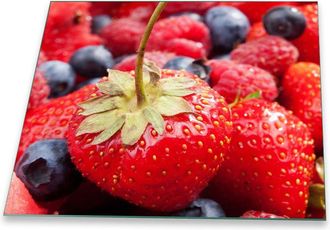 Decorwelt | Herdabdeckplatte 60x52 cm Ceranfeldabdeckung 1-Teilig Universal Elektroherd Induktion für Kochplatten Herdschutz Deko Schneidebrett Sicherheitsglas 