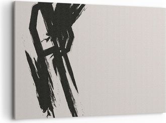 Arttor Bilder auf Leinwand 100x70cm Leinwandbild Minimalismus Leer Stück Groß Wanddeko Bild Schlafzimmer Küche Deko Wandbilder Dekoration Wohnzimmer Wall Dec