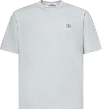 Stone Island Homme, Tops, Bleu, Taille: S T-Chemises