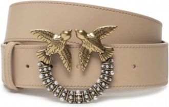 Pinko Love Jewel Belt - - Accessories - unisex - Beige - L
