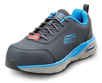 Skechers Max Cushioning Premier Vantage 2.0 Baskets pour homme, Beau bleu marine, 41.5 EU