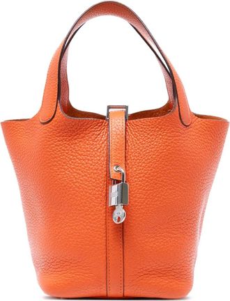 Hermès sac à main Clémence Picotin Lock 18 (2015) - Orange