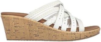 Skechers Femme Hot Spring Ressort Chaud Beverlee, Duraleather Blanc, 40 EU