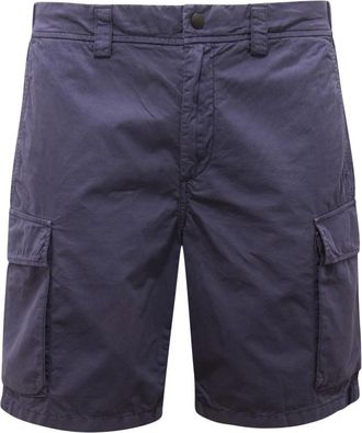 Woolrich Homme, Shorts, Bleu, Taille: W31 Bermuda Gart Dyed Cargo Shorts