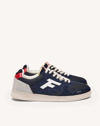 Faguo Baskets bleues & grises su&egrave;de