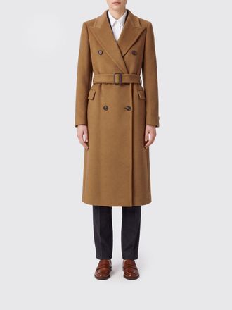 Tagliatore Manteau long crois&eacute; en cachemire avec ceinture &agrave; la taille