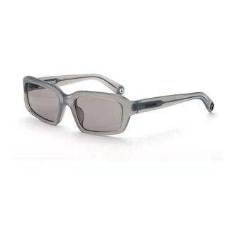 Jacquemus Metallisch Graue Rechteckige Sonnenbrille mit Grauer Linse - - Accessories - Damen - Grau - ONE SIZE