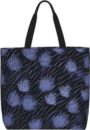 Generic Rayures Violettes Sac Cabas L&eacute;ger Sacs De Courses Grand Sac A Main Femmes Pour Plage Universit&eacute; Gym